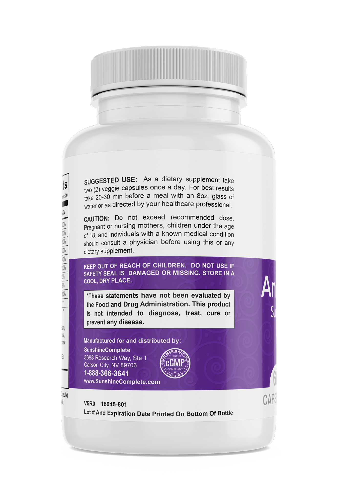 Anxiety Formula for Deep Calming & Reducing Stress